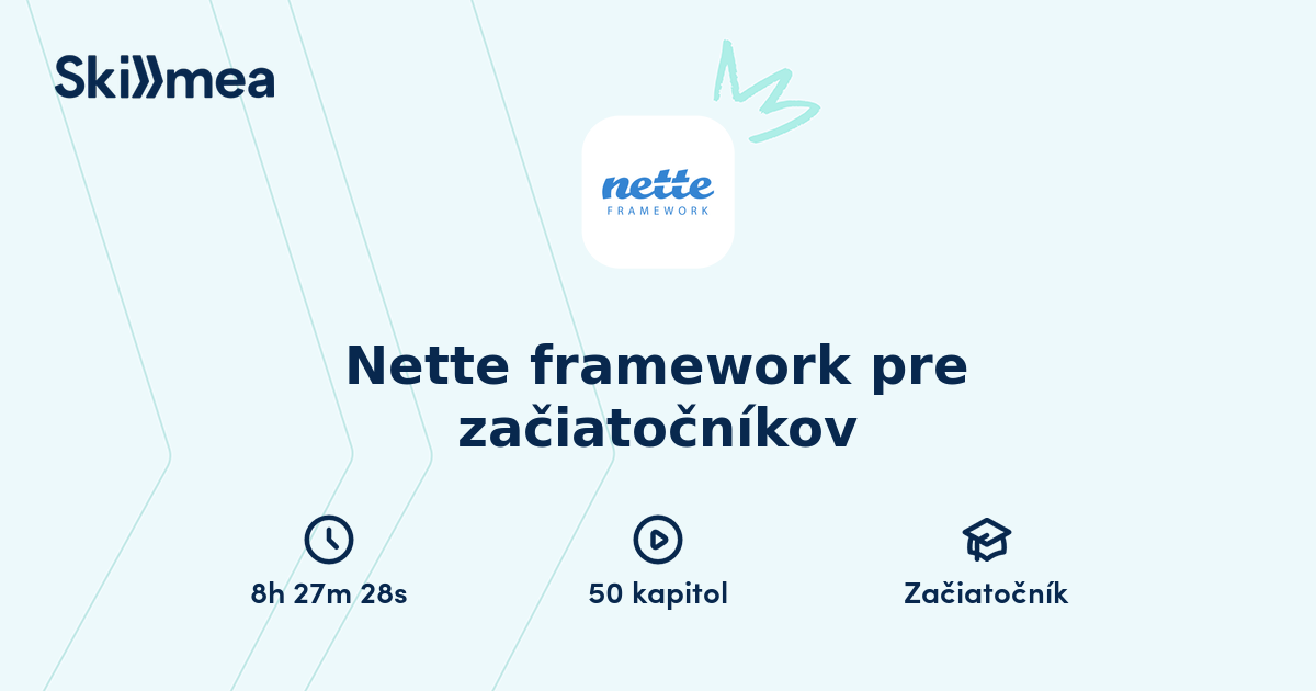 Online kurz Nette framework pre začiatočníkov | Skillmea